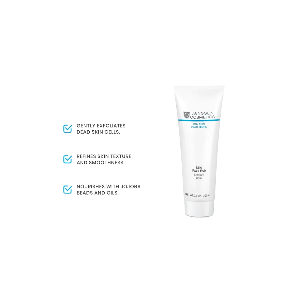 Janssen Mild Face Rub 200 ml - The Three Roses